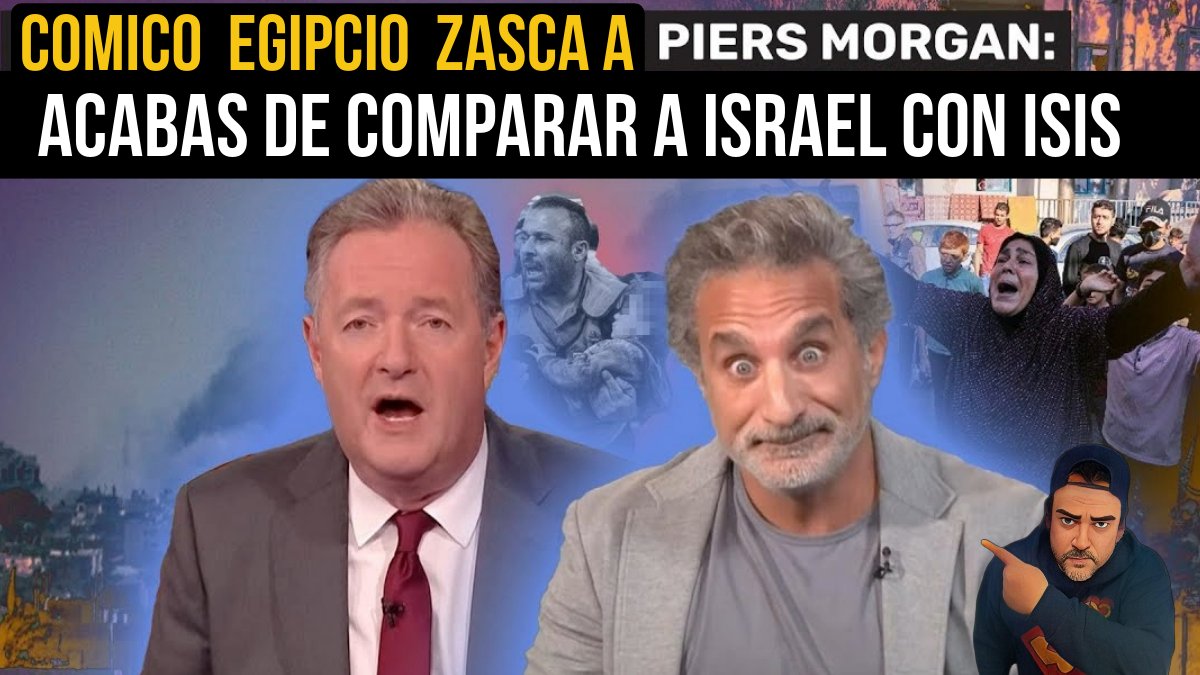 ⚠️COMICO FAMOSO EGIPCIO ZASCA A PIERS MORGAN🔴 – Colin Rivas Show